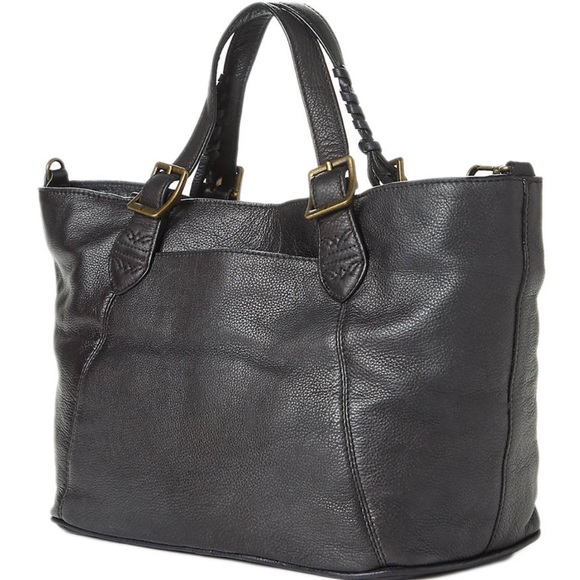 Frye | Bags | Nwt Frye Caelan Black Leather Satchel Crossbody Purse ...